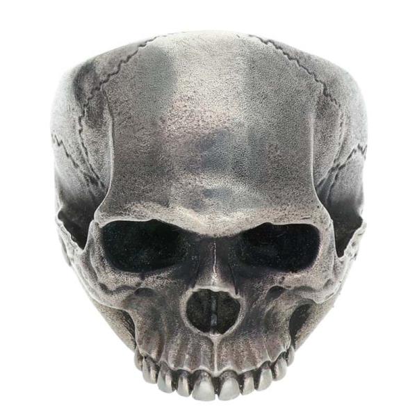 ブランド：コーツアンドハケット/Courts and Hackett商品名： DEATH HEAD RING デスヘッドスカル シルバーリングサイズ：24.5号状態ランク：Bカラー：シルバー