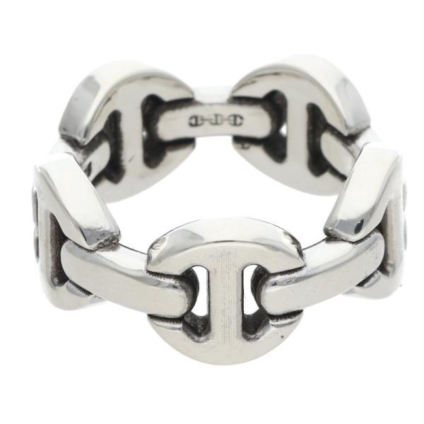 ブランド：ホーセンブース/HOORSENBUHS商品名： DAME CLASSIC TRI-LINK トライリンクシルバーリングサイズ：15号状態ランク：Bカラー：シルバー