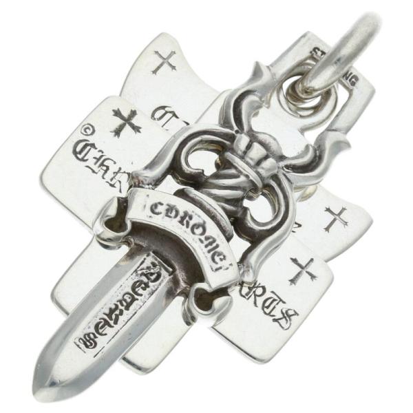 ブランド：クロムハーツ/Chrome Hearts商品名： 3TRINKETS/スリートリンケッツペンダント シルバーネックレストップサイズ：表記なし状態ランク：Bカラー：シルバー