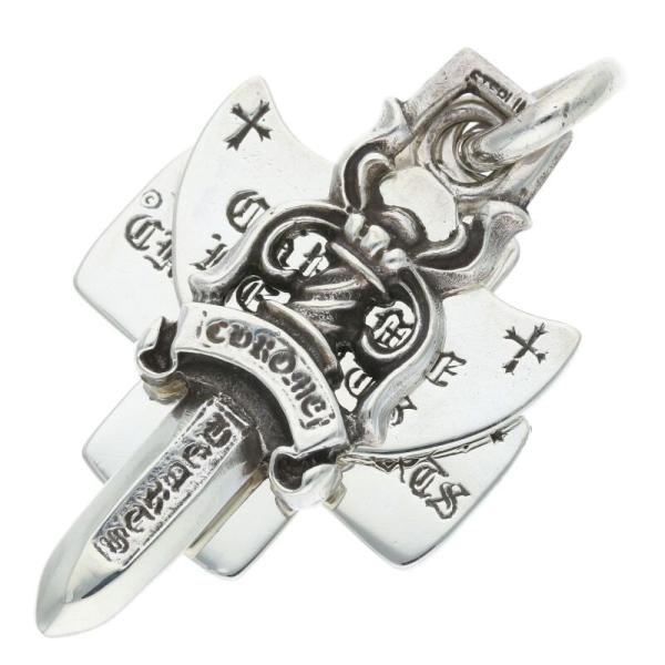 ブランド：クロムハーツ/Chrome Hearts商品名： 3TRINKETS OLD/スリートリンケッツ シルバーネックレストップサイズ：表記なし状態ランク：Bカラー：シルバー
