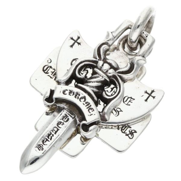 ブランド：クロムハーツ/Chrome Hearts商品名： 3TRINKETS OLD/スリートリンケッツ シルバーネックレストップサイズ：表記なし状態ランク：Bカラー：シルバー