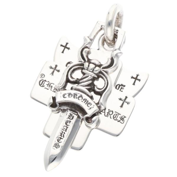 ブランド：クロムハーツ/Chrome Hearts商品名： 3TRINKETS/スリートリンケッツペンダント シルバーネックレストップサイズ：表記なし状態ランク：Bカラー：シルバー