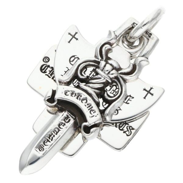 ブランド：クロムハーツ/Chrome Hearts商品名： 3TRINKETS/スリートリンケッツペンダント シルバーネックレストップサイズ：表記なし状態ランク：Bカラー：シルバー