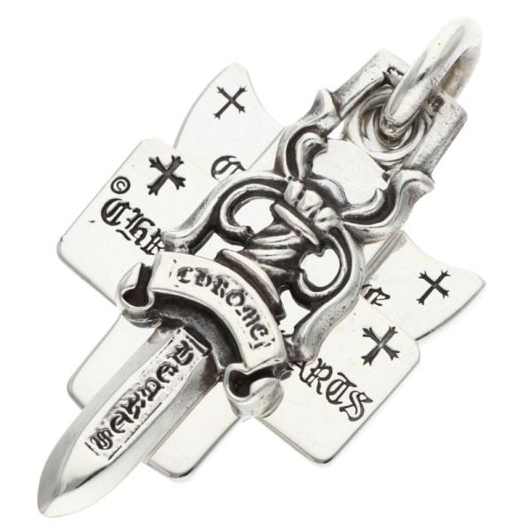 ブランド：クロムハーツ/Chrome Hearts商品名： 3TRINKETS/スリートリンケッツペンダント シルバーネックレストップサイズ：表記なし状態ランク：Bカラー：シルバー