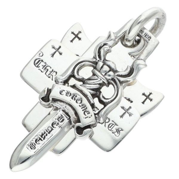 ブランド：クロムハーツ/Chrome Hearts商品名： 3TRINKETS/スリートリンケッツペンダント シルバーネックレストップサイズ：表記なし状態ランク：Bカラー：シルバー