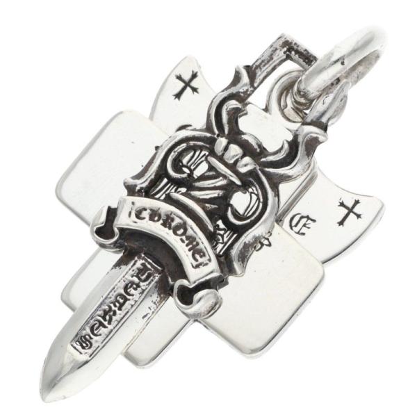 ブランド：クロムハーツ/Chrome Hearts商品名： 3TRINKETS/スリートリンケッツペンダント シルバーネックレストップサイズ：表記なし状態ランク：Bカラー：シルバー