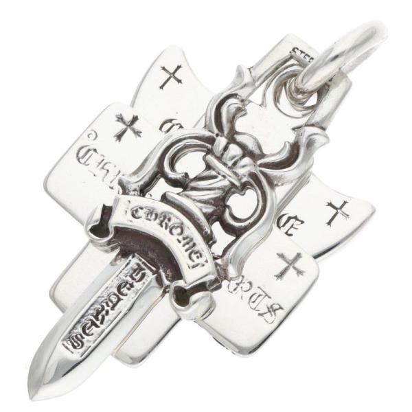 ブランド：クロムハーツ/Chrome Hearts商品名： 3TRINKETS/スリートリンケッツペンダント シルバーネックレストップサイズ：表記なし状態ランク：Bカラー：シルバー
