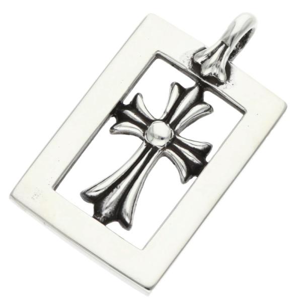 ブランド：クロムハーツ/Chrome Hearts商品名： FRMD OPN BBYFAT/フレームドオープン チャームネックレストップサイズ：表記なし状態ランク：Bカラー：シルバー