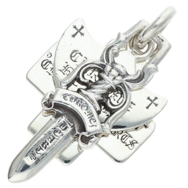 ブランド：クロムハーツ/Chrome Hearts商品名： 3TRINKETS OLD/スリートリンケッツペンダント オールドシルバーネックレストップサイズ：表記なし状態ランク：Bカラー：シルバー