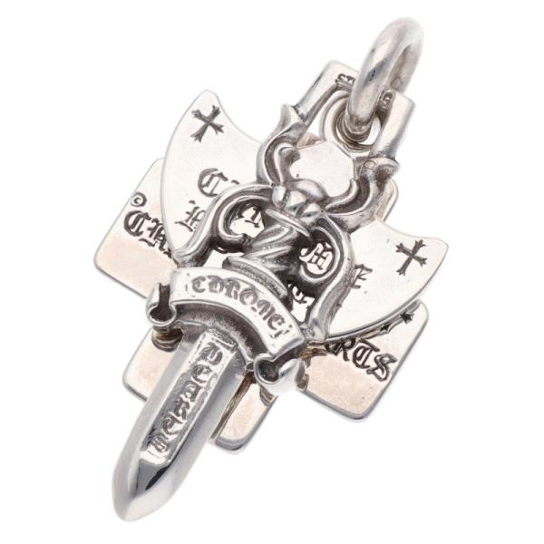 ブランド：クロムハーツ/Chrome Hearts商品名： 3TRINKETS OLD/スリートリンケッツ シルバーネックレストップサイズ：表記なし状態ランク：Bカラー：シルバー