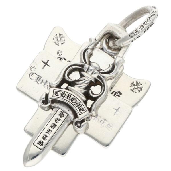 ブランド：クロムハーツ/Chrome Hearts商品名： 3TRINKETS withOring/スリートリンケッツ 東京限定/シルバーネックレストップサイズ：表記なし状態ランク：Cカラー：シルバー