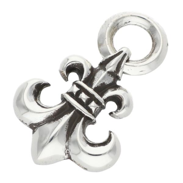 ブランド：クロムハーツ/Chrome Hearts商品名： BS FLUER CHARM/BSフレアチャーム チャーム/シルバーネックレストップサイズ：表記なし状態ランク：Bカラー：シルバー