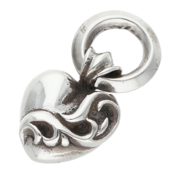 ブランド：クロムハーツ/Chrome Hearts商品名： HEART CHARM/ハートチャーム チャーム/シルバーネックレストップサイズ：表記なし状態ランク：Bカラー：シルバー