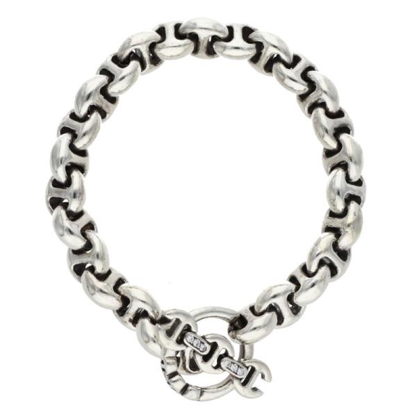 ブランド：ホーセンブース/HOORSENBUHS商品名： 10MM OPEN-LINK BRACELET 10mmオープンリンクシルバーブレスレットサイズ：表記なし状態ランク：Bカラー：シルバー×クリア