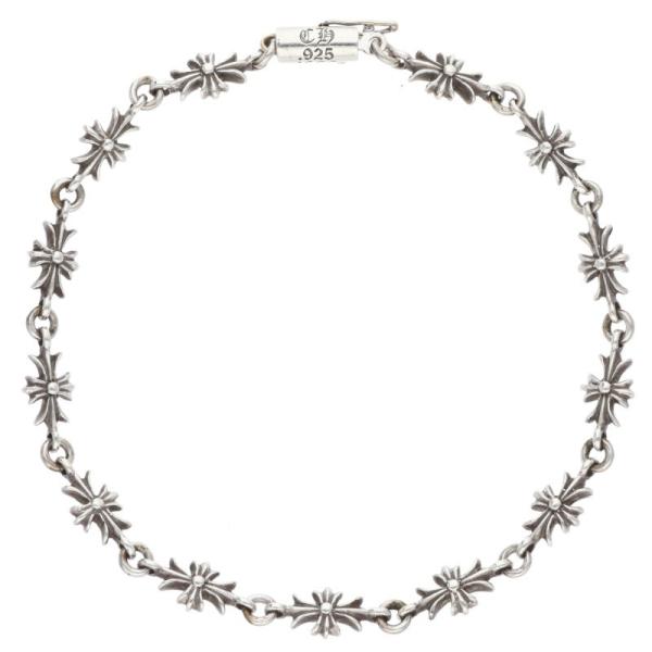 ブランド：クロムハーツ/Chrome Hearts商品名： TNY E CH PLS/タイニーECHプラス シルバーブレスレットサイズ：13LINK状態ランク：Bカラー：シルバー