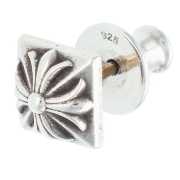 ブランド：クロムハーツ/Chrome Hearts商品名： STUD PYRAMID PLS/ピラミッドスタッド シルバーピアスサイズ：表記なし状態ランク：Bカラー：シルバー