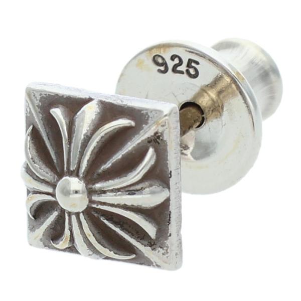 ブランド：クロムハーツ/Chrome Hearts商品名： STUD PYRAMID PLS/ピラミッドスタッド シルバーピアスサイズ：表記なし状態ランク：Bカラー：シルバー