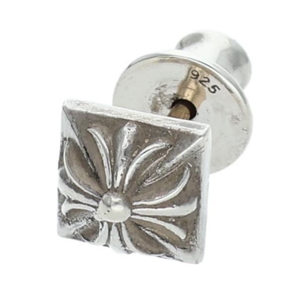 ブランド：クロムハーツ/Chrome Hearts商品名： STUD PYRAMID PLS/ピラミッドスタッド シルバーピアスサイズ：表記なし状態ランク：Bカラー：シルバー