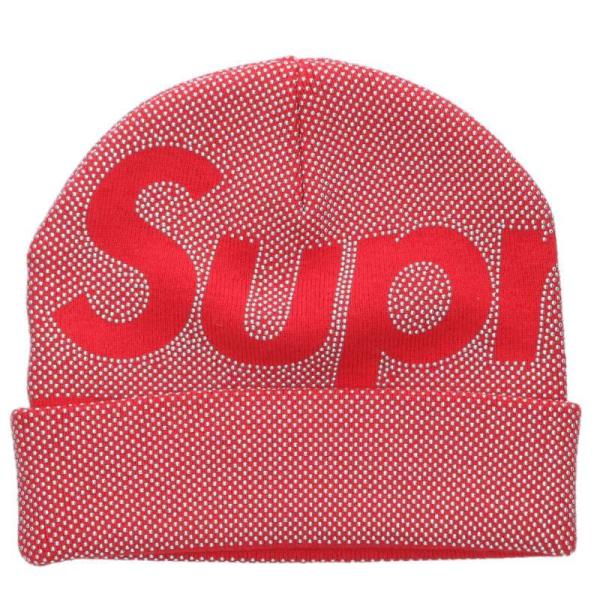 ブランド：シュプリーム/SUPREME商品名： Studded Knockout Big Logo Beanie スタッズノックアウトロゴビーニーサイズ：ONE SIZE状態ランク：Bカラー：レッド×シルバー
