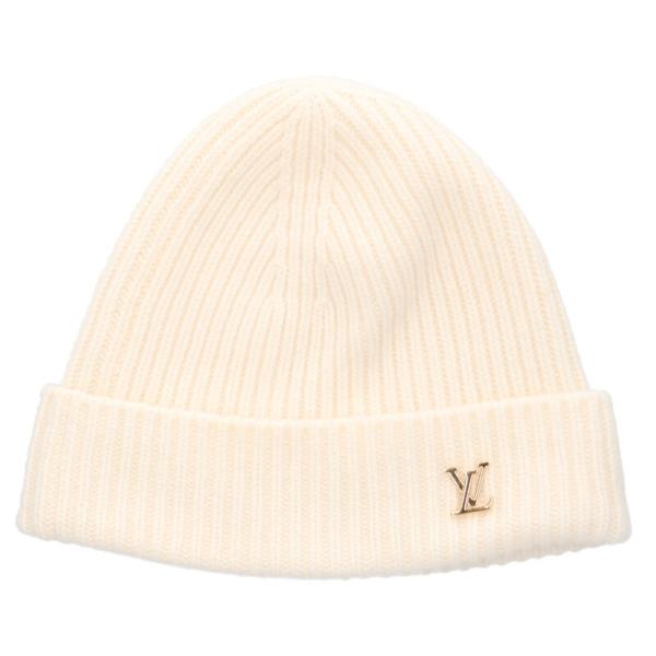 ブランド：ルイヴィトン/LOUISVUITTON商品名： M77882/ボネ・LV スパーク LVロゴ装飾ニット帽サイズ：表記なし状態ランク：Bカラー：ホワイト