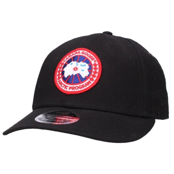 ブランド：カナダグース/CANADA GOOSE商品名：×ニューエラ New Era ワッペン付きキャップサイズ：ONE SIZE状態ランク：Cカラー：ブラック