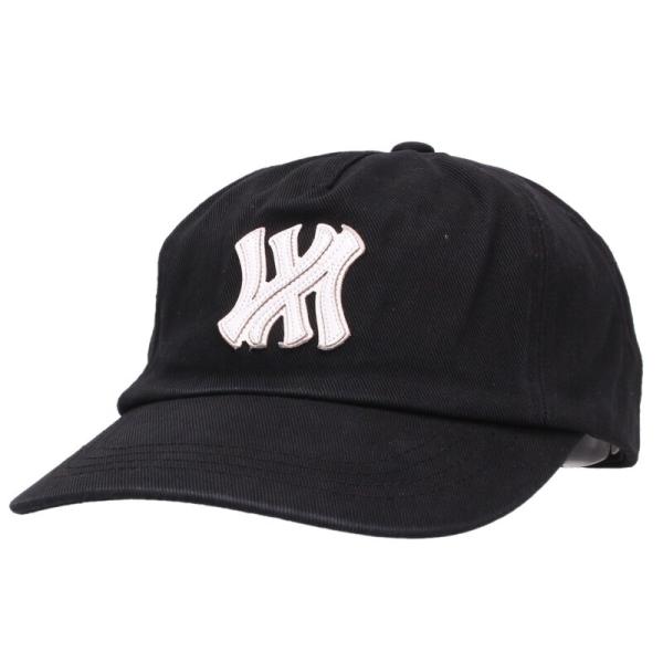 ブランド：ファーフロムワット/FAR FROM WHAT商品名： FAR PATCH LOGO CAP ロゴパッチ付き帽子サイズ：表記なし状態ランク：Sカラー：ブラック×ホワイト