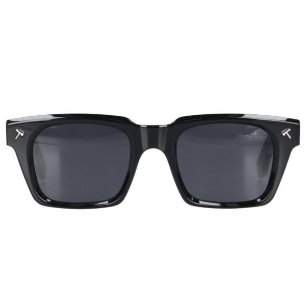 ブランド：ジャックマリーマージュ/JACQUESMARIEMAGE商品名： QUENTIN ウェリントンフレームサングラスサイズ：55□22状態ランク：Bカラー：(フレーム)ブラック