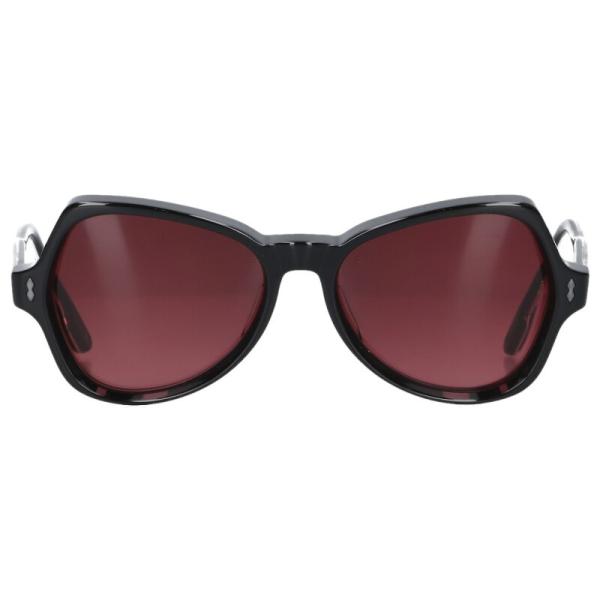 ブランド：ジャックマリーマージュ/JACQUESMARIEMAGE商品名： CANDY バタフライフレームサングラス/眼鏡サイズ：56□17状態ランク：Bカラー：(フレーム)ブラック