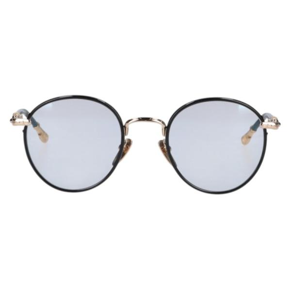 ブランド：クロムハーツ/Chrome Hearts商品名： FIRKIN サイドダガーテンプルラウンドフレームサングラスサイズ：49□22-143状態ランク：Bカラー：(フレーム)ブラック