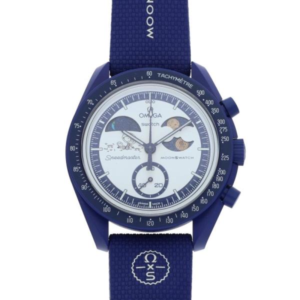 ブランド：スウォッチ/Swatch商品名：×オメガ OMEGA  MISSION TO EARTHPHASE MOONSHINE GOLD バイオセラミックムーンスウォッチ腕時計サイズ：表記なし状態ランク：Aカラー：ブルー