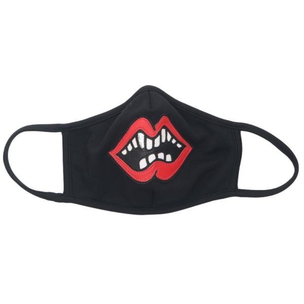 ブランド：クロムハーツ/Chrome Hearts商品名： PPO CHOMPER MASK チョンパーレザーパッチマスクサイズ：表記なし状態ランク：Sカラー：ブラック×レッド