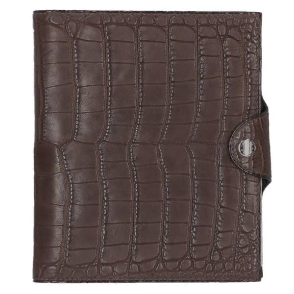 ブランド：エルメス/HERMES商品名： ユリスPM アリゲーターレザーアジェンダ手帳サイズ：表記なし状態ランク：Aカラー：ブラウン