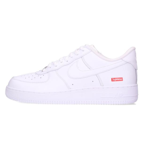 ブランド：ナイキ/NIKE商品名：×シュプリーム SUPREME  AIR FORCE 1 LOW CU9225-100 エアフォース1スニーカーサイズ：30cm状態ランク：Aカラー：ホワイト