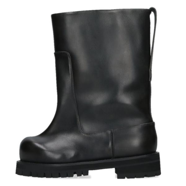 ブランド：プロトコルインデックス/Protocol Index商品名： DISTRESSED SHAFT BOOTS ヴィンテージポリエステルブーツサイズ：43状態ランク：Sカラー：ブラック