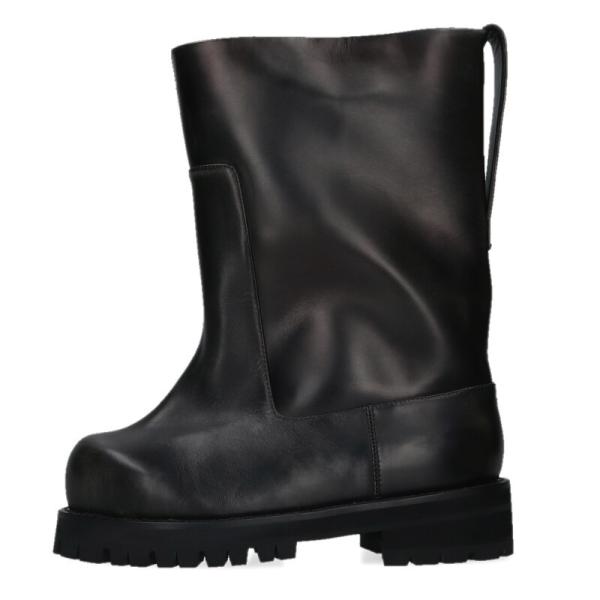 ブランド：プロトコルインデックス/Protocol Index商品名： DISTRESSED SHAFT BOOTS ヴィンテージポリエステルブーツサイズ：42状態ランク：Sカラー：ブラック