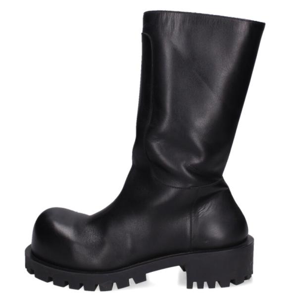 ブランド：バレンシアガ/BALENCIAGA商品名： 712810 HUMMER LEATHER BOOTS ハマーレザーブーツサイズ：42状態ランク：Bカラー：ブラック