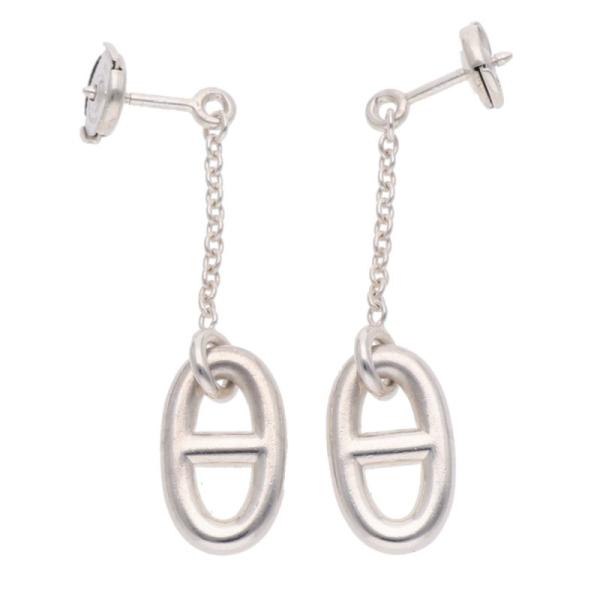 ブランド：エルメス/HERMES商品名： Farandole ファランドール シェーヌダンクルシルバーピアスサイズ：表記なし状態ランク：Bカラー：シルバー