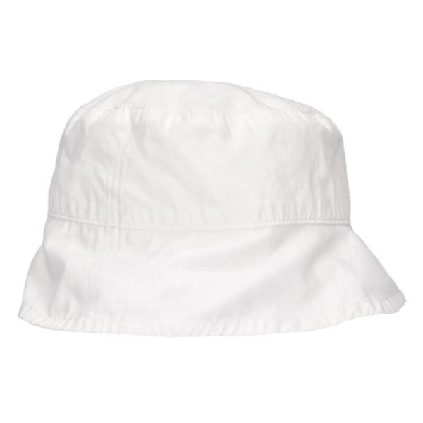 ブランド：クロムハーツ/Chrome Hearts商品名： RS3 CROSS HAT キッズ用ロゴプリントバケットハットサイズ：S状態ランク：Bカラー：ホワイト