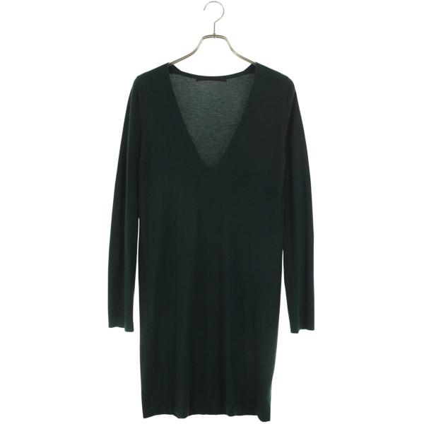 ブランド：ハイダーアッカーマン/HAIDER ACKERMANN商品名：カシミヤニットワンピースサイズ：S状態ランク：Bカラー：グリーン