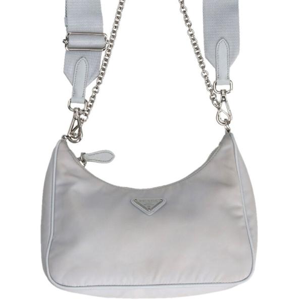 ブランド：プラダ/PRADA商品名： 1BH204 Re-Edition2005Re-Nylonショルダーバッグサイズ：表記なし状態ランク：Cカラー：グレー