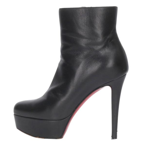 ブランド：クリスチャンルブタン/Christian Louboutin商品名：サイドジップヒールブーツサイズ：34.5状態ランク：Cカラー：ブラック
