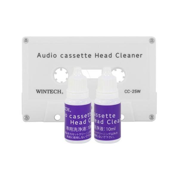 CC-25W カセットデッキの磁気ヘッド及びピンチローラーをクリーニング ※詳細は商品説明をご確認下さい。商品ページは縦長です。