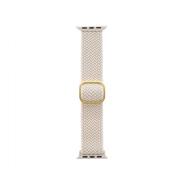 LN-AW41B06WH Apple Watch 38/40/41/42mm バンド CORVIN ストレッチナイロンバンドB エクリュ ※詳細は商品説明をご確認下さい。商品ページは縦長です。