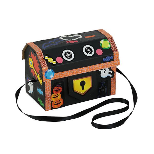 ATC58744X10 お菓子はいくつはいるかな きってはってつくる自分だけのハロウィンたからばこ! ※詳細は商品説明をご確認下さい。商品ページは縦長です。