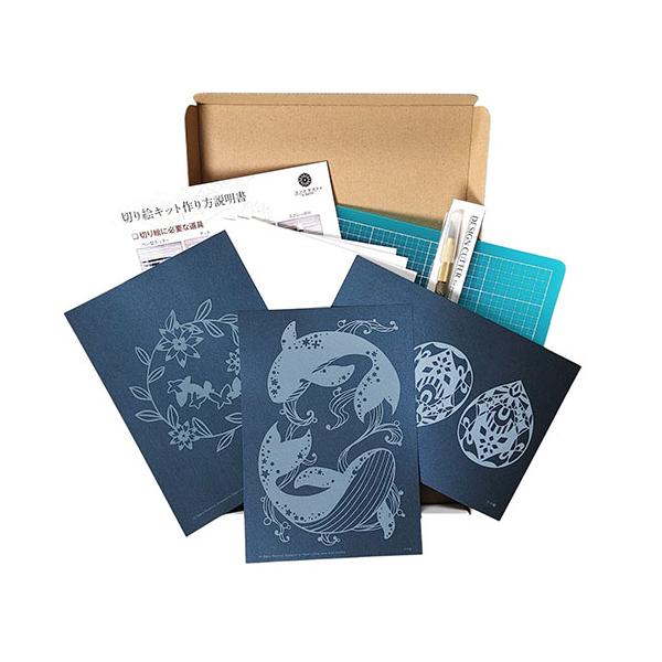 TT-ST-003 届いたらすぐに始められる、切り絵スターターキット! プレゼントや新しい趣味の最初の一歩に。 ※詳細は商品説明をご確認下さい。商品ページは縦長です。