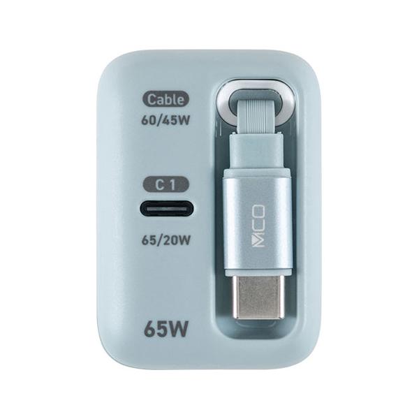 JYU-ACR0165BL ケーブル忘れの心配なし 巻取り式ケーブル内蔵 ※詳細は商品説明をご確認下さい。商品ページは縦長です。