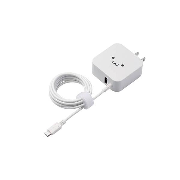 MPA-ACM01WF USB microBコネクタ搭載端末の充電に便利。 一体型のUSB microBケーブルに加え、USBポートを1つ搭載し、家庭用コンセントからスマートフォン・タブレットを充電できるAC充電器。 ※詳細は商品説明をご確...