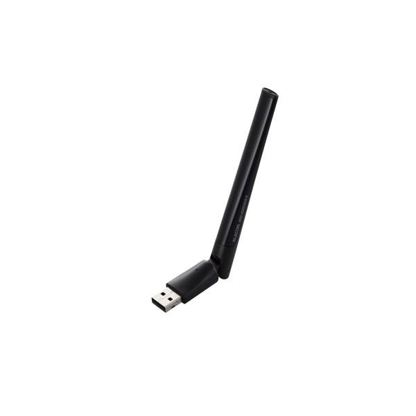 WDC-433DU2H2-B 最新OS対応のドライバーインストールCDでインターネット接続環境が無くても設定可能。 戸建て3階の実測通信速度が3.5倍に改善された11ac対応433Mアンテナ付き無線LANアダプター。 ※WDC-433SU2...