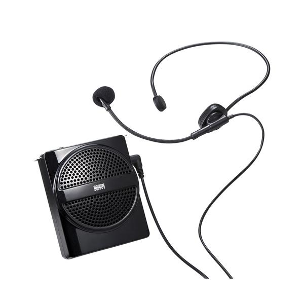 MM-SPAMP2 両手が自由に使えるハンズフリー拡声器スピーカー。超小型軽量で身に付けて拡声できるポータブルタイプ。 ※詳細は商品説明をご確認下さい。商品ページは縦長です。