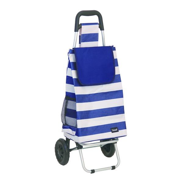 CRS04N-NV 【商品名】 テイコブボーダーカート ネイビー 【ジャンル・特徴】 おしゃれなボーダー柄で楽しくショッピング！ [ CRS04N-NV ] ※詳細は商品説明をご確認下さい。商品ページは縦長です。(送料無料)(決済手数料無料...
